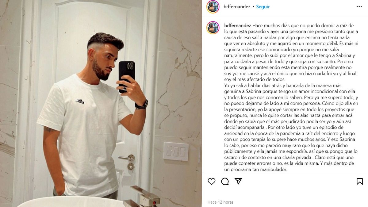 Santiago del Moro ingresó a la casa de Gran Hermano y le dio una triste ...