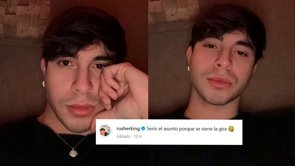 El firme mensaje de Rusherking tras sabarse su separación de Ángela ...