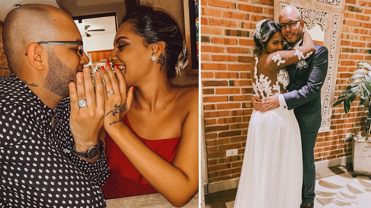 Así fue la romántica boda de Danna Meza