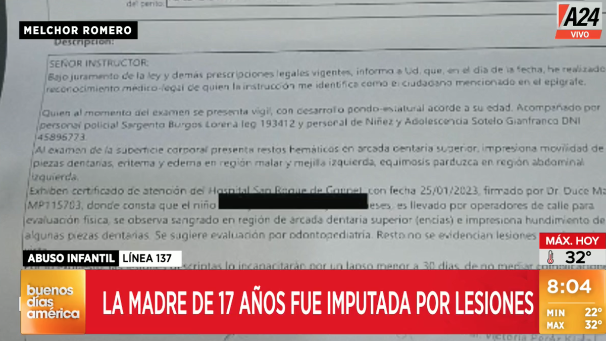 Los Estremecedores Detalles Sobre El Estado De Salud Del Nene Al Que La
