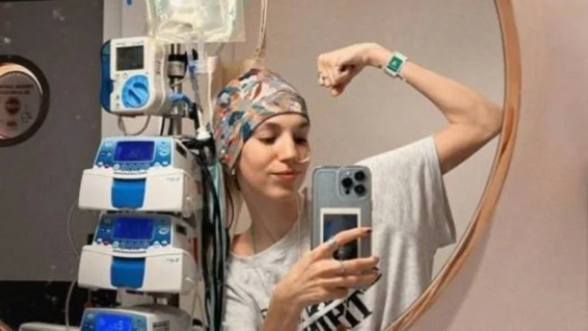 Elena y su lema invencible contra el cáncer: Mis ganas ganan