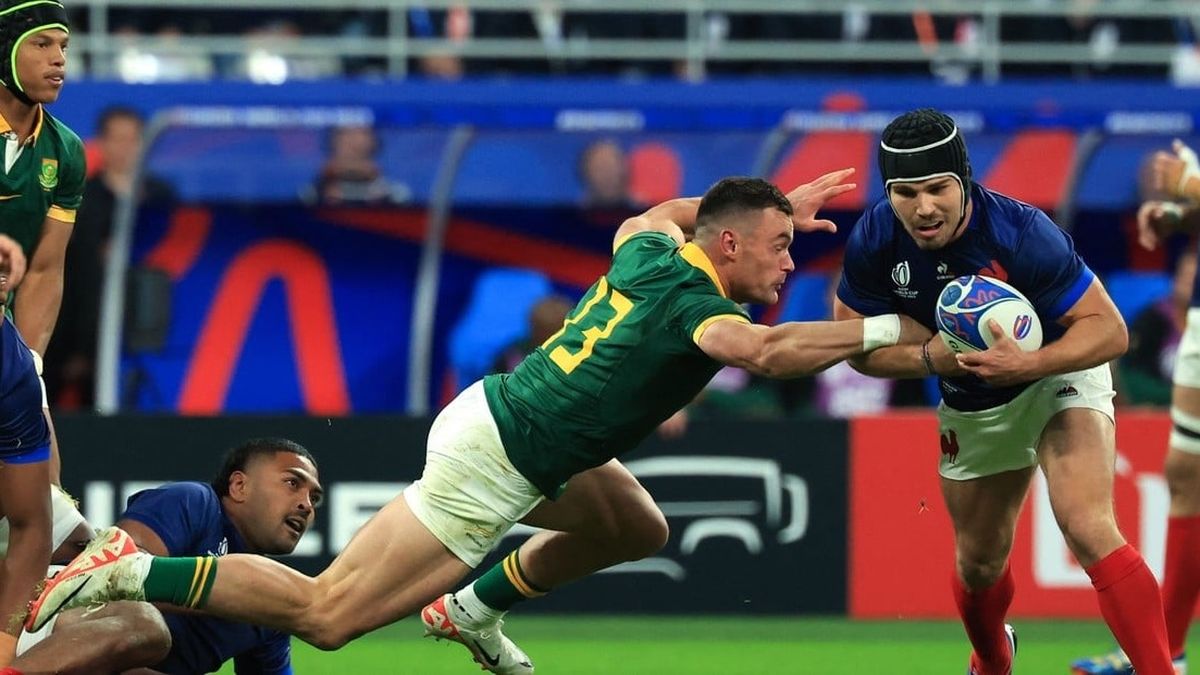 Mundial de rugby: Sudáfrica, campeón del mundo, eliminó al local Francia