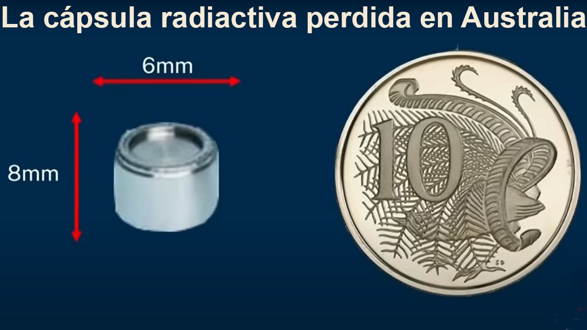 Una mini cápsula radiactiva genera alarma en Australia y propició un ...