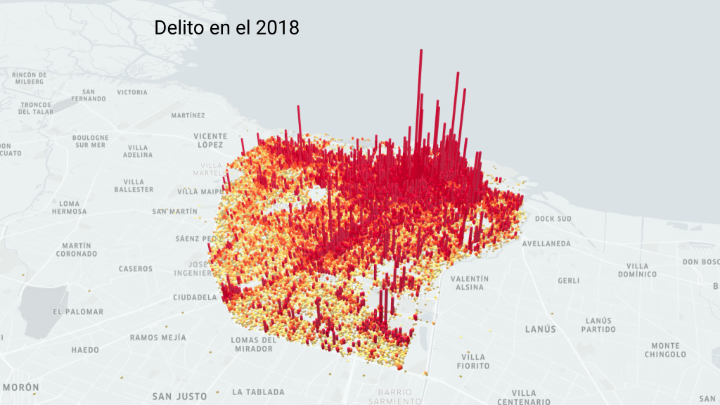 Mapa del delito de la Ciudad: barrios y esquinas con mayor inseguridad durante 2018