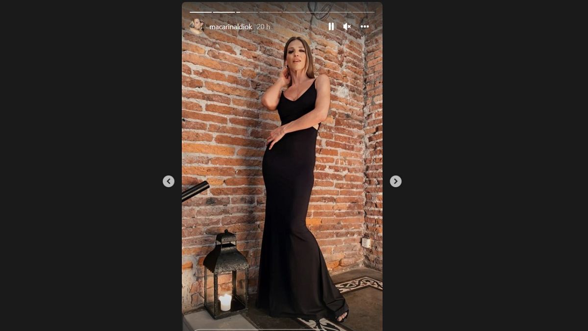 El impactante look de Macarena Rinaldi para una noche de gala con ...