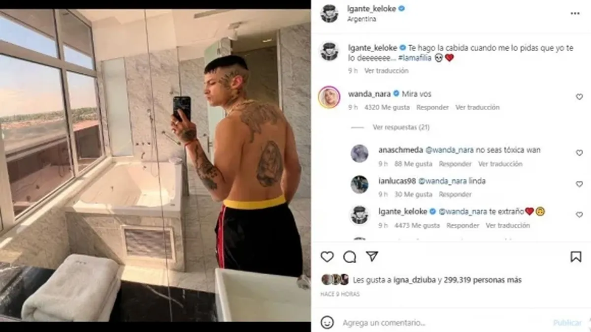 Apareció un video revelador de Wanda Nara y L-Gante: cada vez más juntos