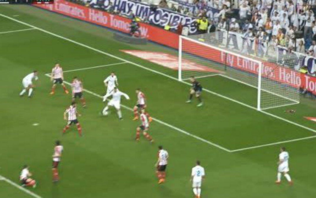 Real Madrid-Athletic Bilbao: el video del gol de taco de Cristiano Ronaldo
