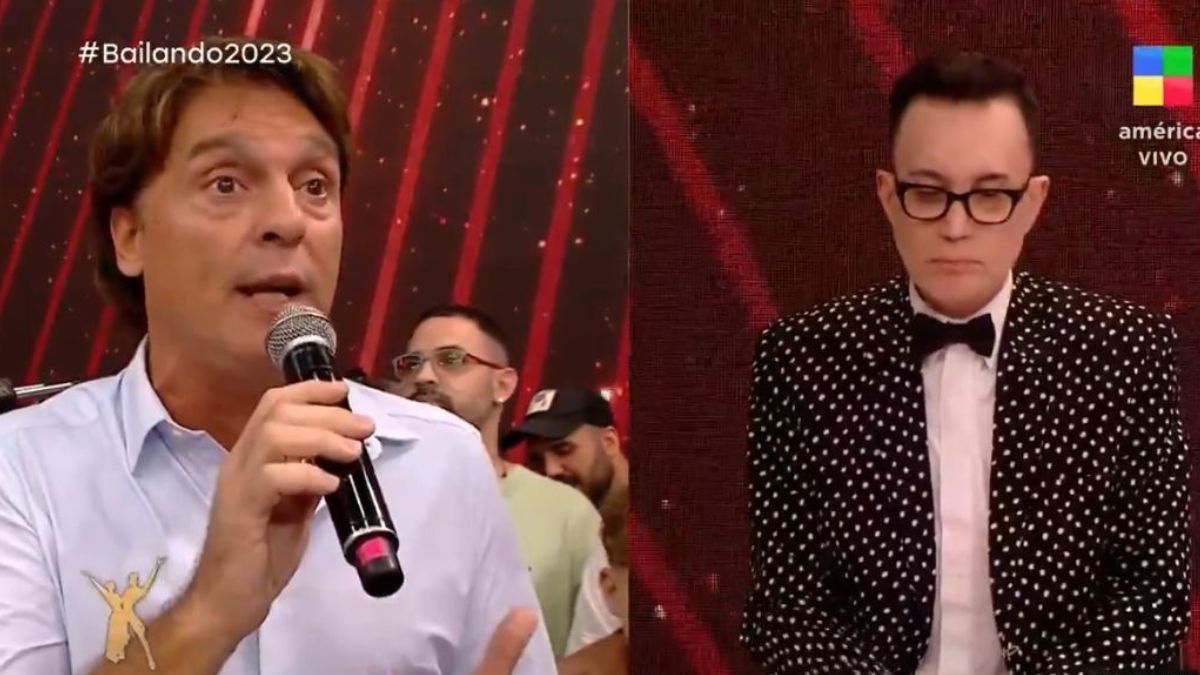 El tenso cruce entre el papá de Juli Castro y el jurado del Bailando ...