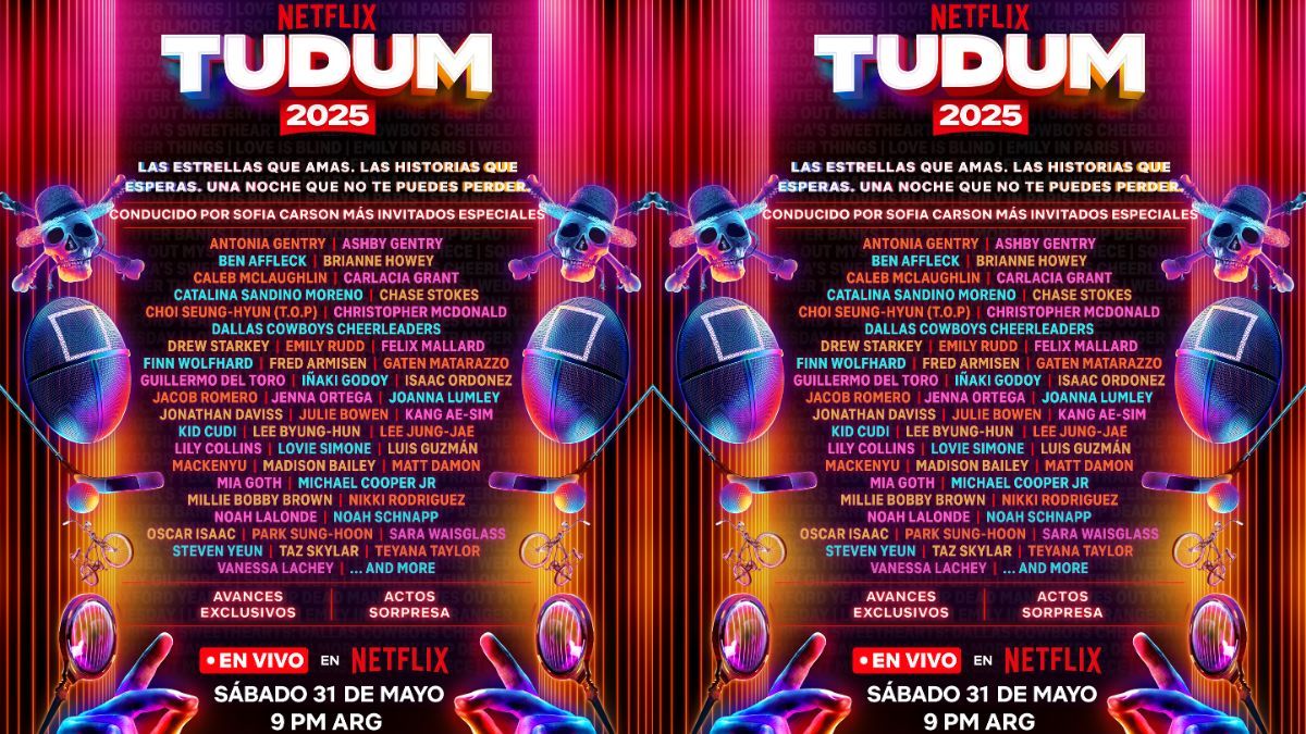 TUDUM 2025: cómo ver en vivo y gratis el evento de Netflix donde presentan nuevas películas y series