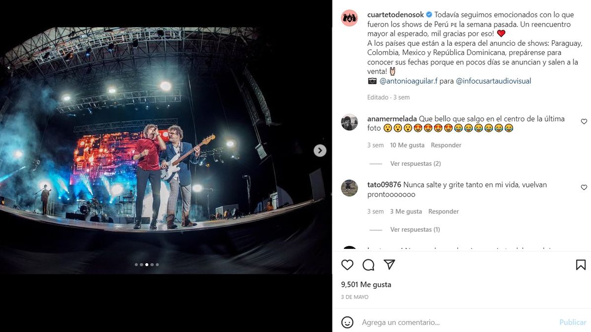 Cuarteto de Nos presenta su nuevo single Maldito show