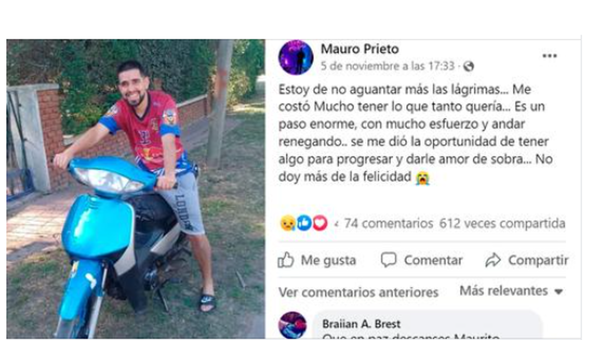 Moreno: se conoció el motivo de la muerte de Mauro, el joven al que ...