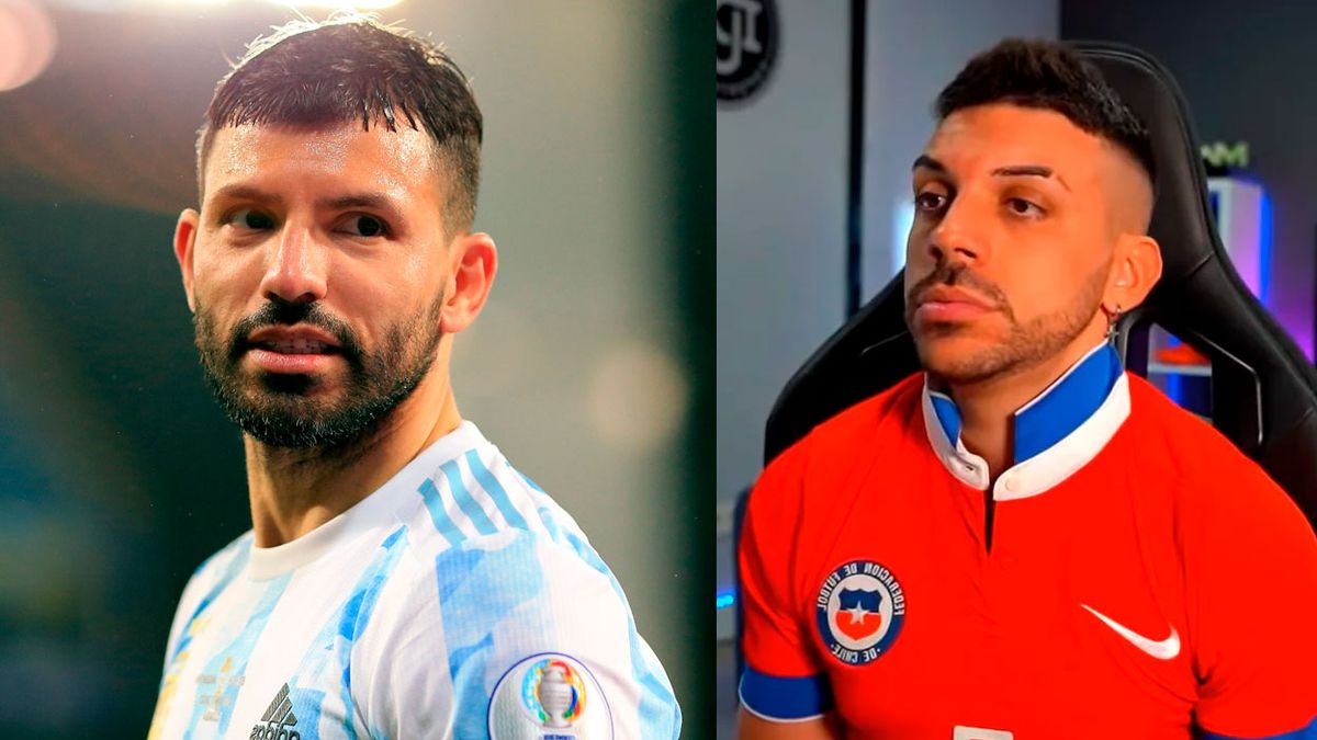 En medio de los festejos, el Kun Agüero se acordó del streamer español ...