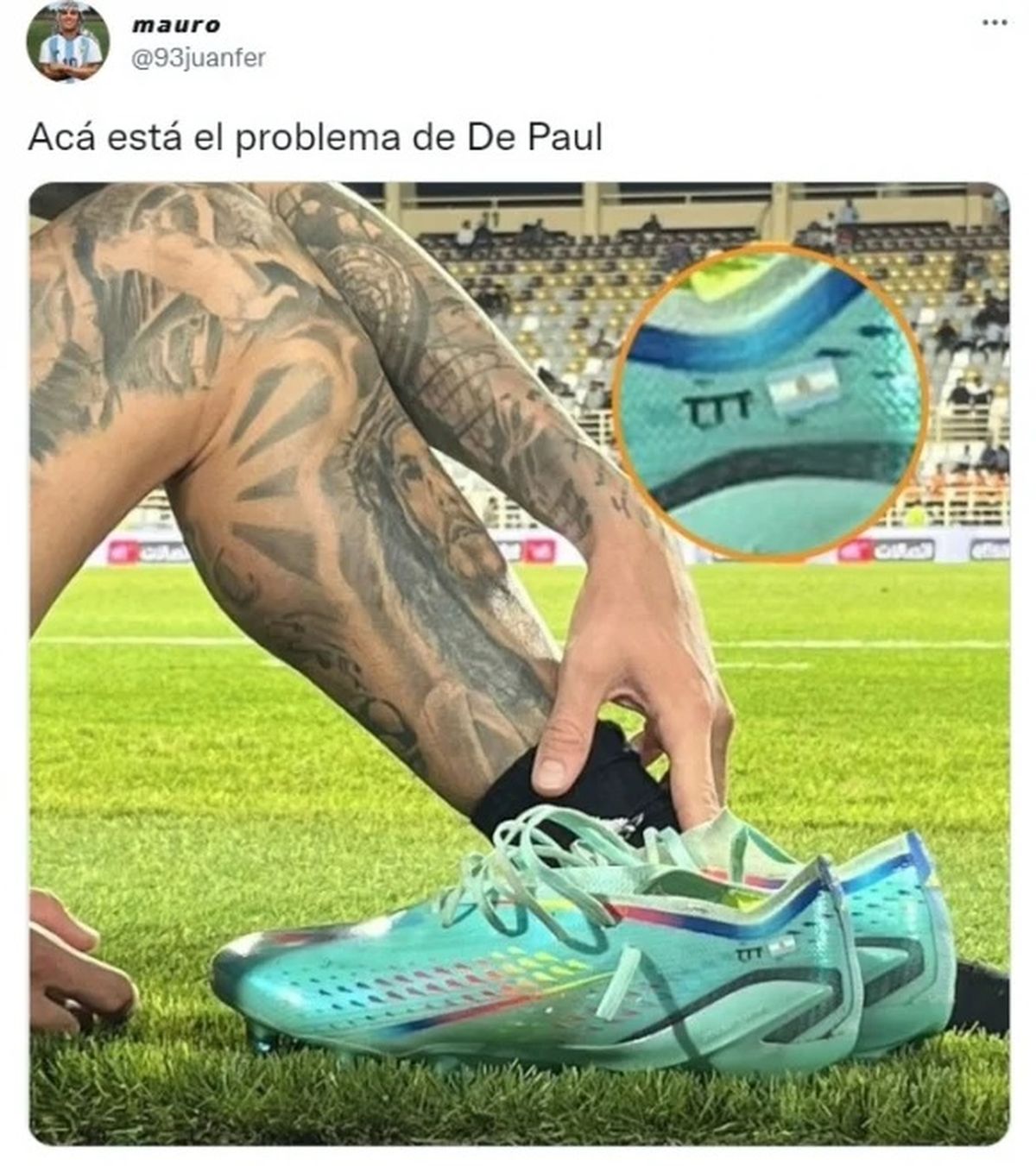 Los memes de Rodrigo de Paul, tras la derrota de la Selección en el ...