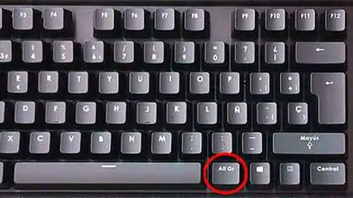 Cómo hacer en @ arroba en pc Windows o Mac