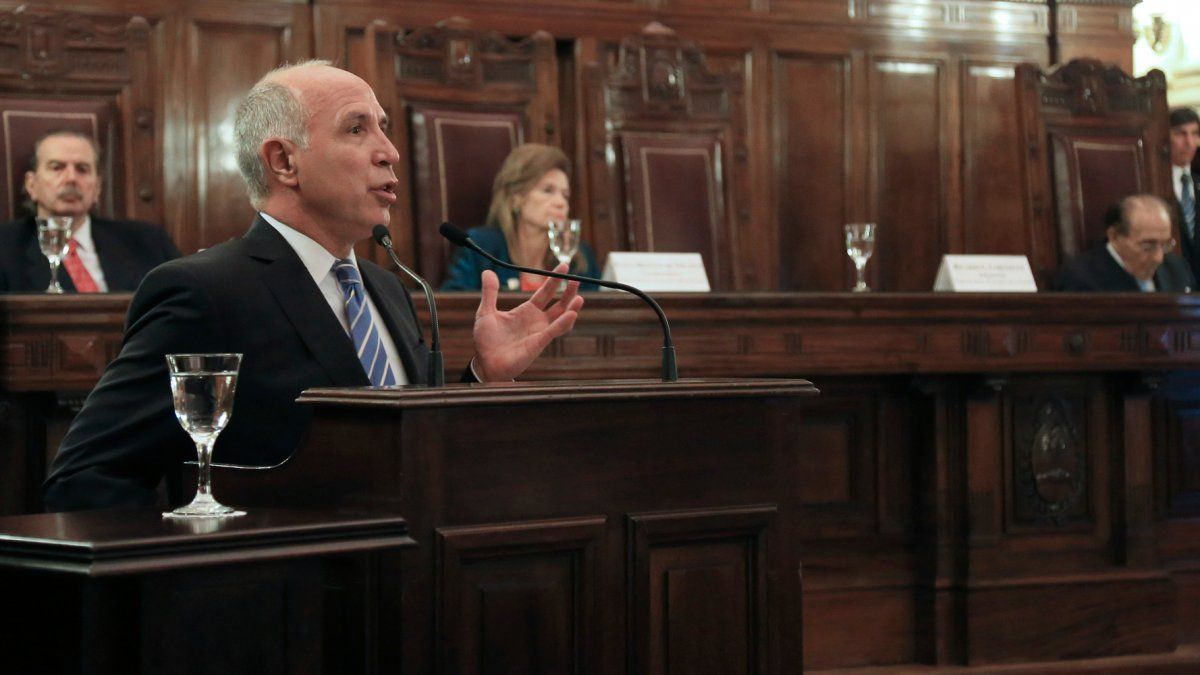 Ricardo Lorenzetti: Fui la persona más atacada en los últimos diez años