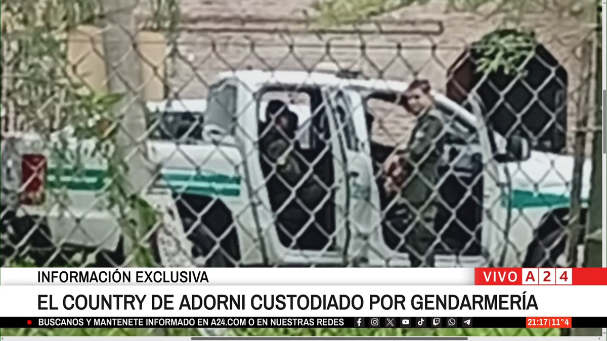 En exclusiva, las fotos de Gendarmería custodiando el country Indio Cuá ...