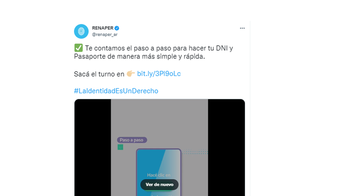El Renaper agilizó la manera de pedir turnos para tramitar el DNI y el ...