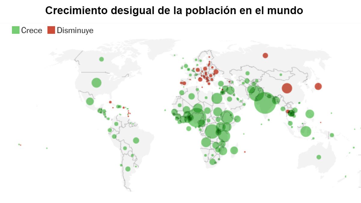 El planeta Tierra llegó a los 8.000 millones de habitantes