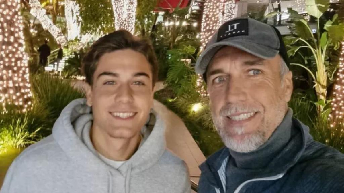 Conocé a Shamel, el hijo de Gabriel Batistuta de 18 años: juega al fútbol y quiere ser como su papá