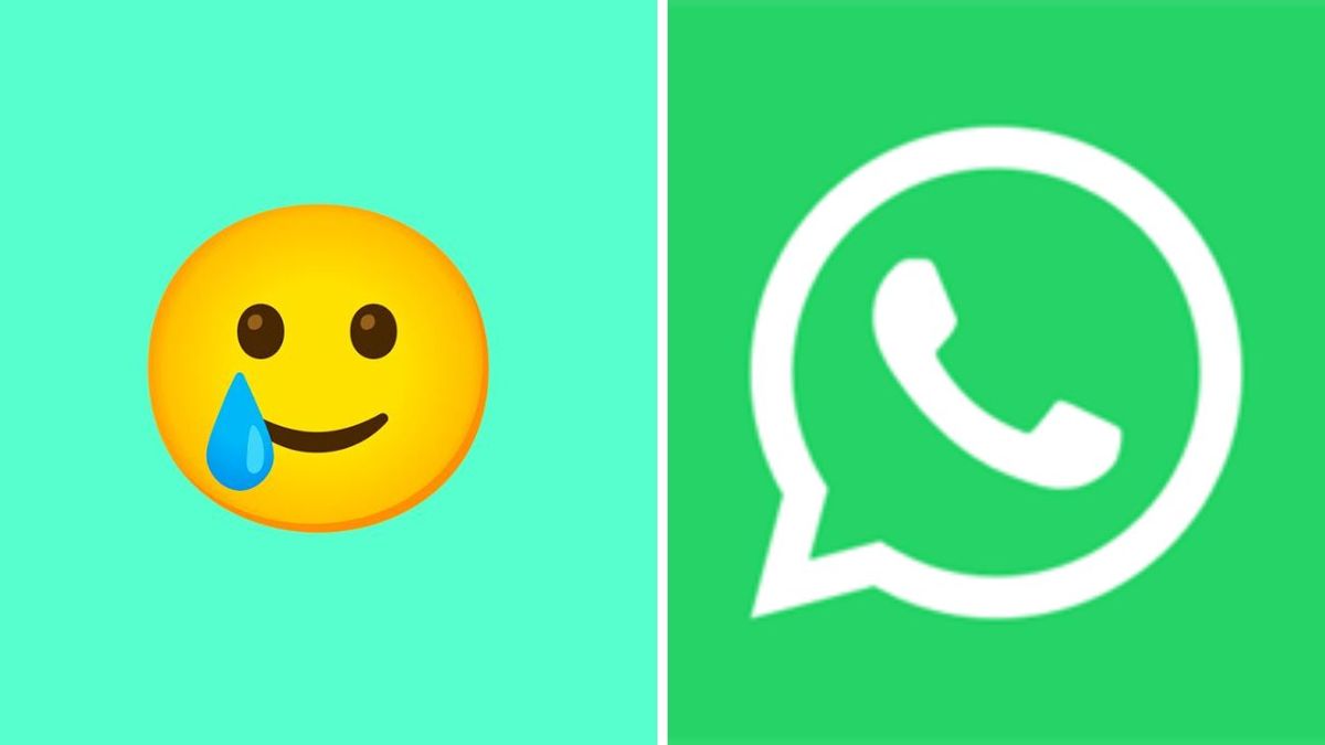 Qué significa en WhatsApp el emoji de la cara sonriente con una lágrima ...