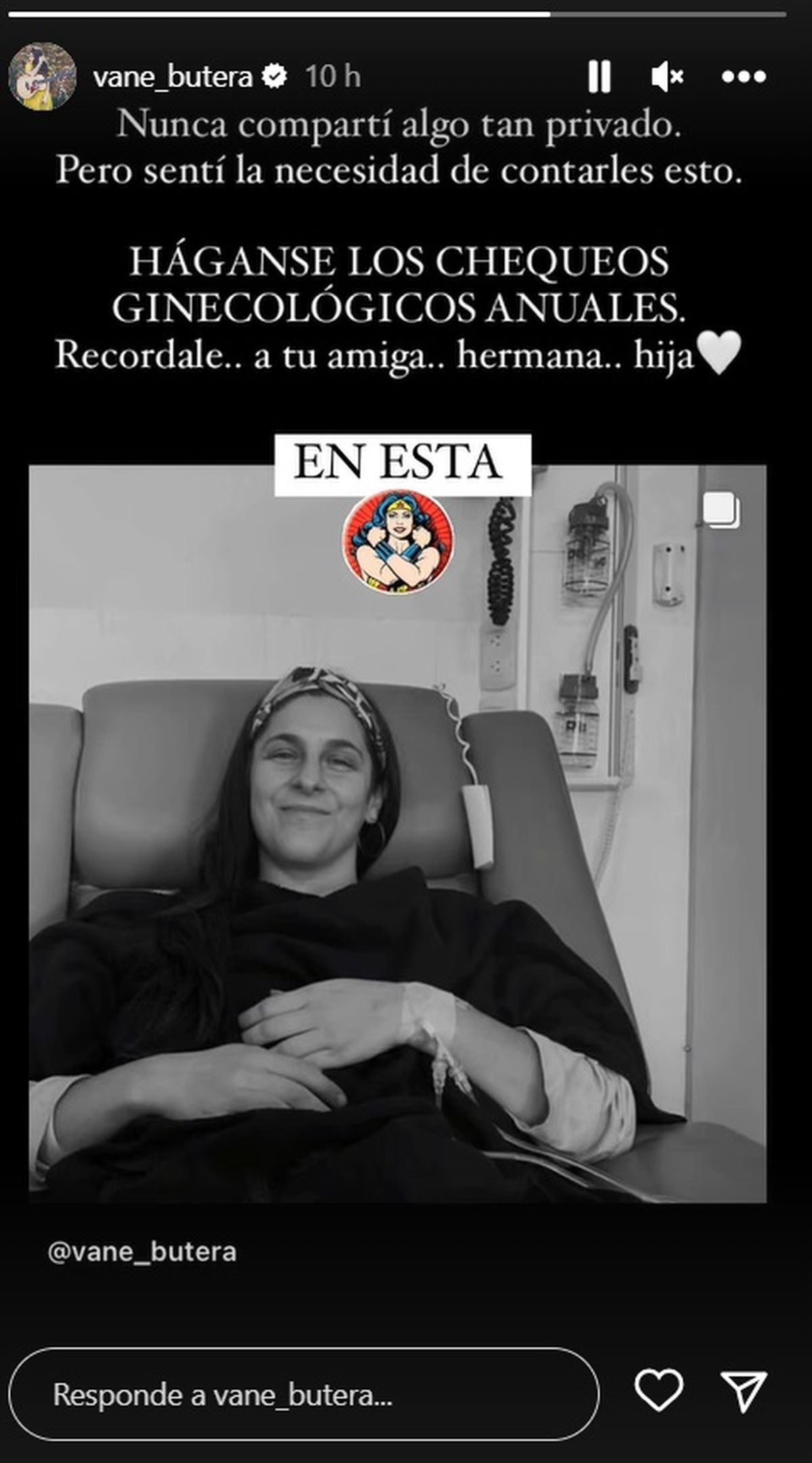 Vanesa Butera lucha contra el cáncer y mostró las fotos y videos de ...