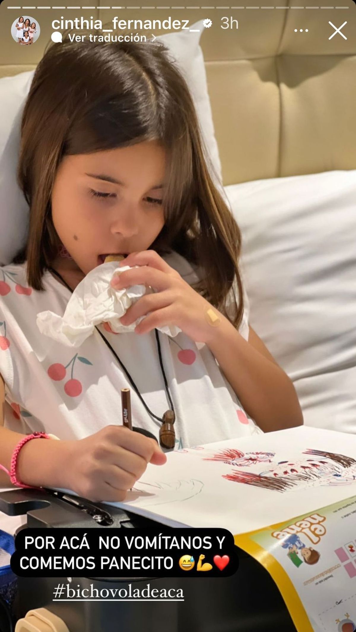 Cinthia Fernández reveló cómo sigue la salud de su hija Francesca: Por ...