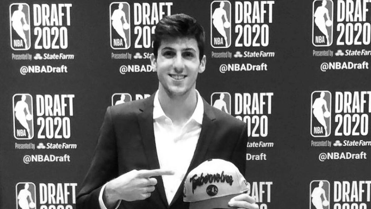Leandro Bolmaro hizo historia en la NBA: fue elegido en el draft en una ...