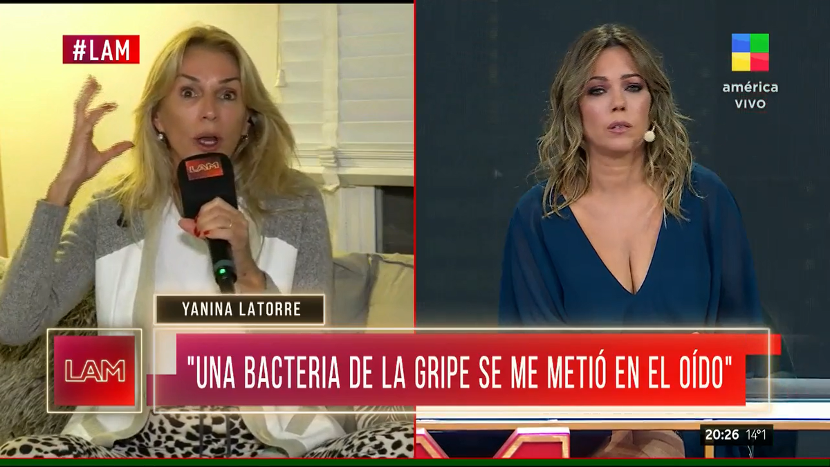 Preocupación por la salud de Yanina Latorre: atacada por un extraño virus
