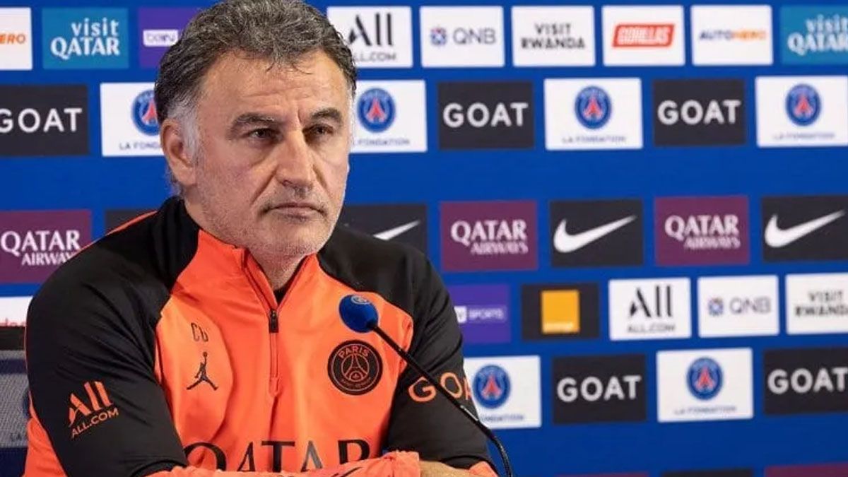 Christophe Galtier, DT del PSG, habló sobre la lesión de Lionel Messi