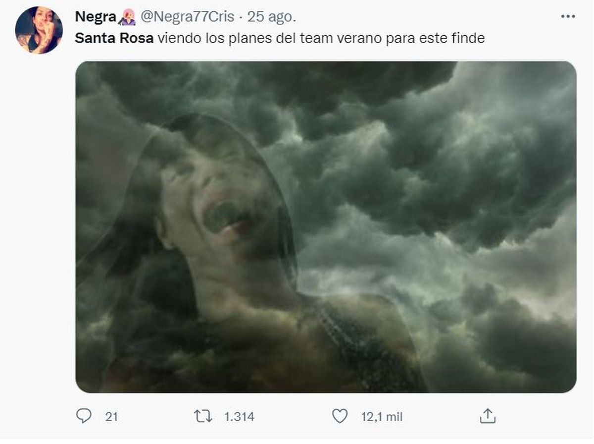 Tormenta de Santa Rosa: los mejores memes que anticipan la llegada de ...