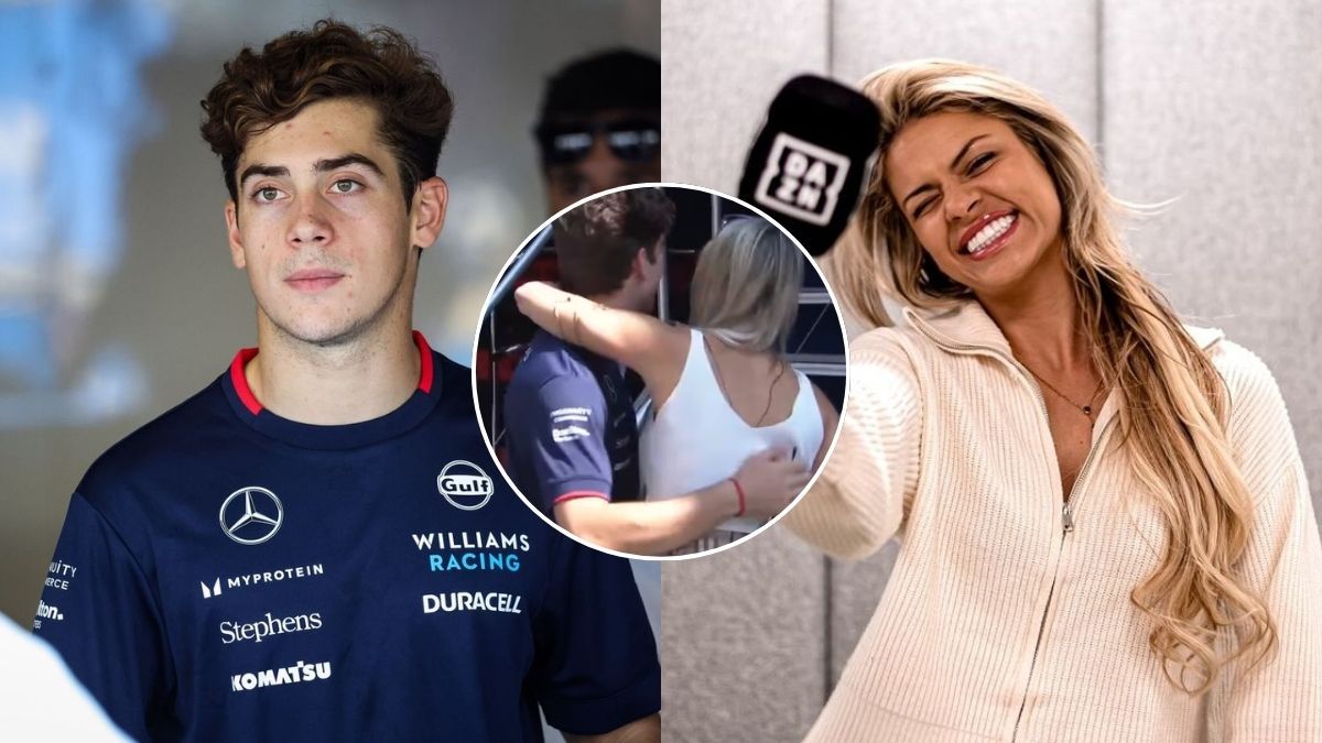 El CÓMPLICE encuentro entre Franco Colapinto y la periodista Christine GZ: Haremos...