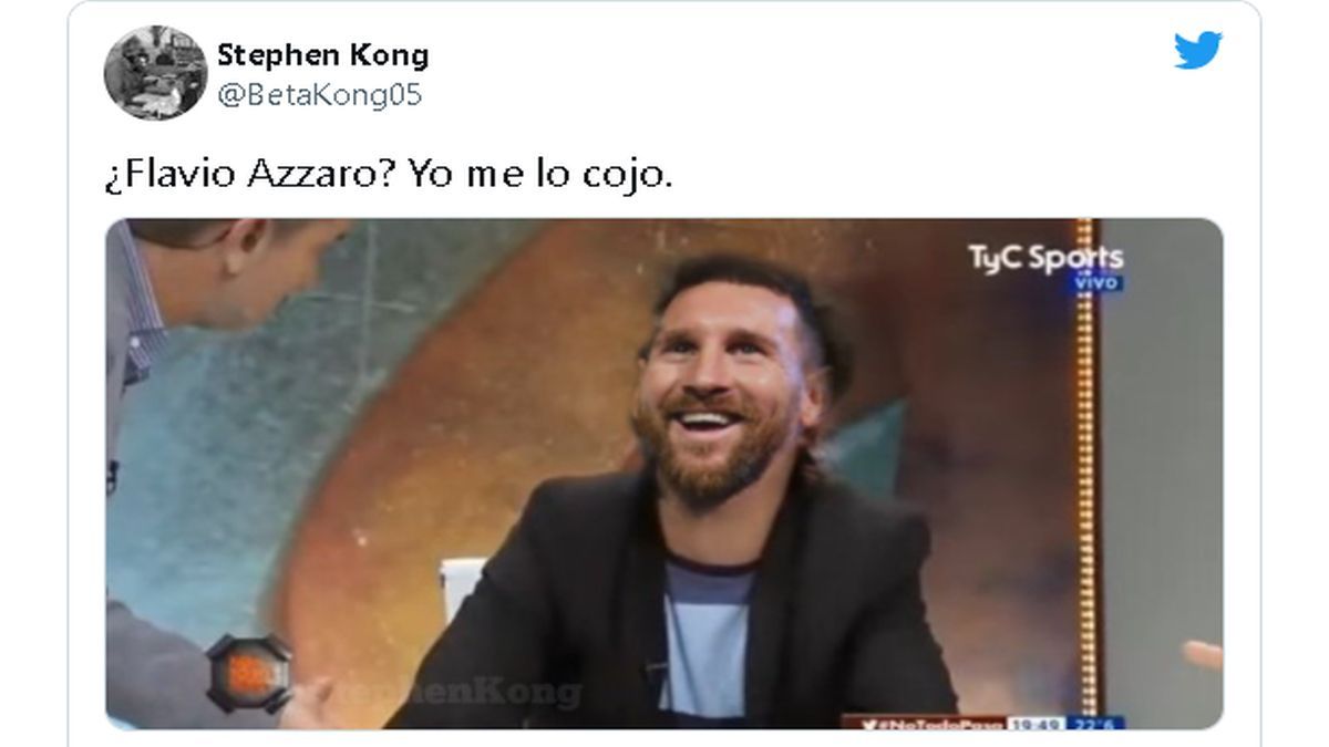 Flavio Azzaro apareció criticando a Messi en un video del Balón de Oro ...