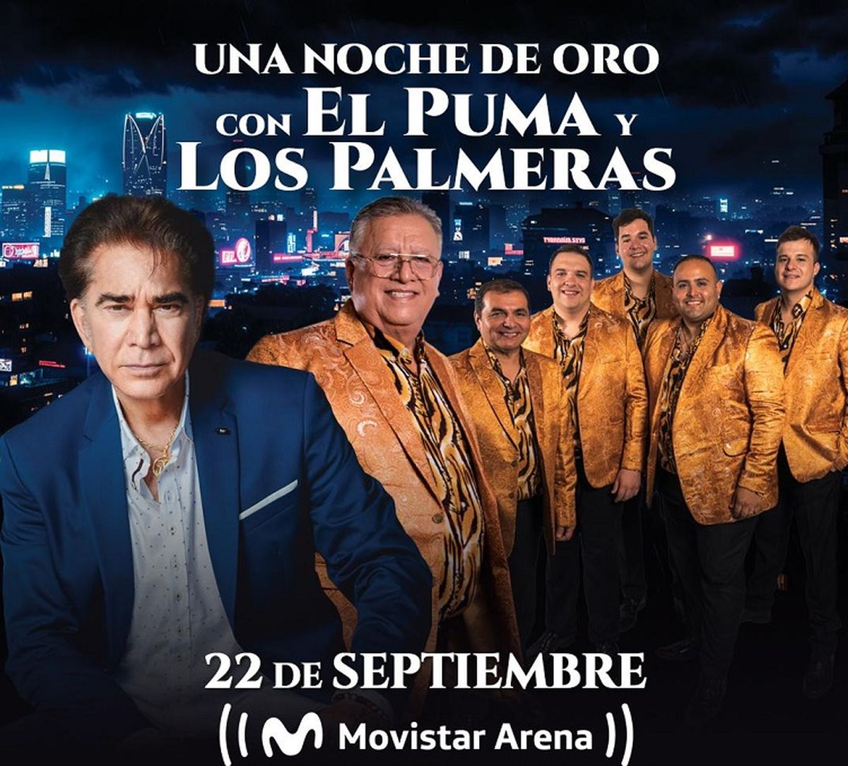 El Puma José Luis Rodríguez y Los Palmeras con nueva fecha para su show ...