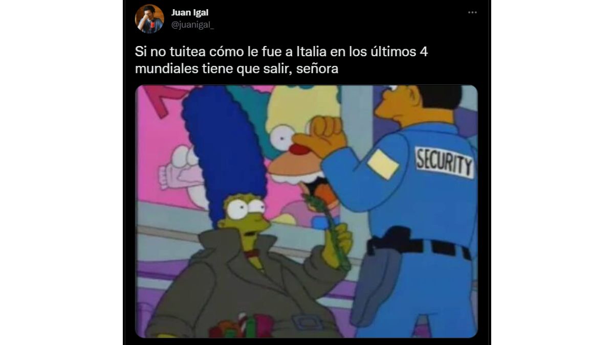 Los memes de la eliminación de Italia del Mundial de Qatar 2022