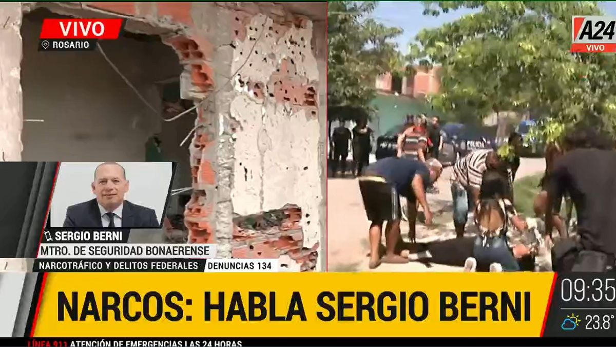 Sergio Berni en A24: Pensar que el Ejército puede intervenir en el ...