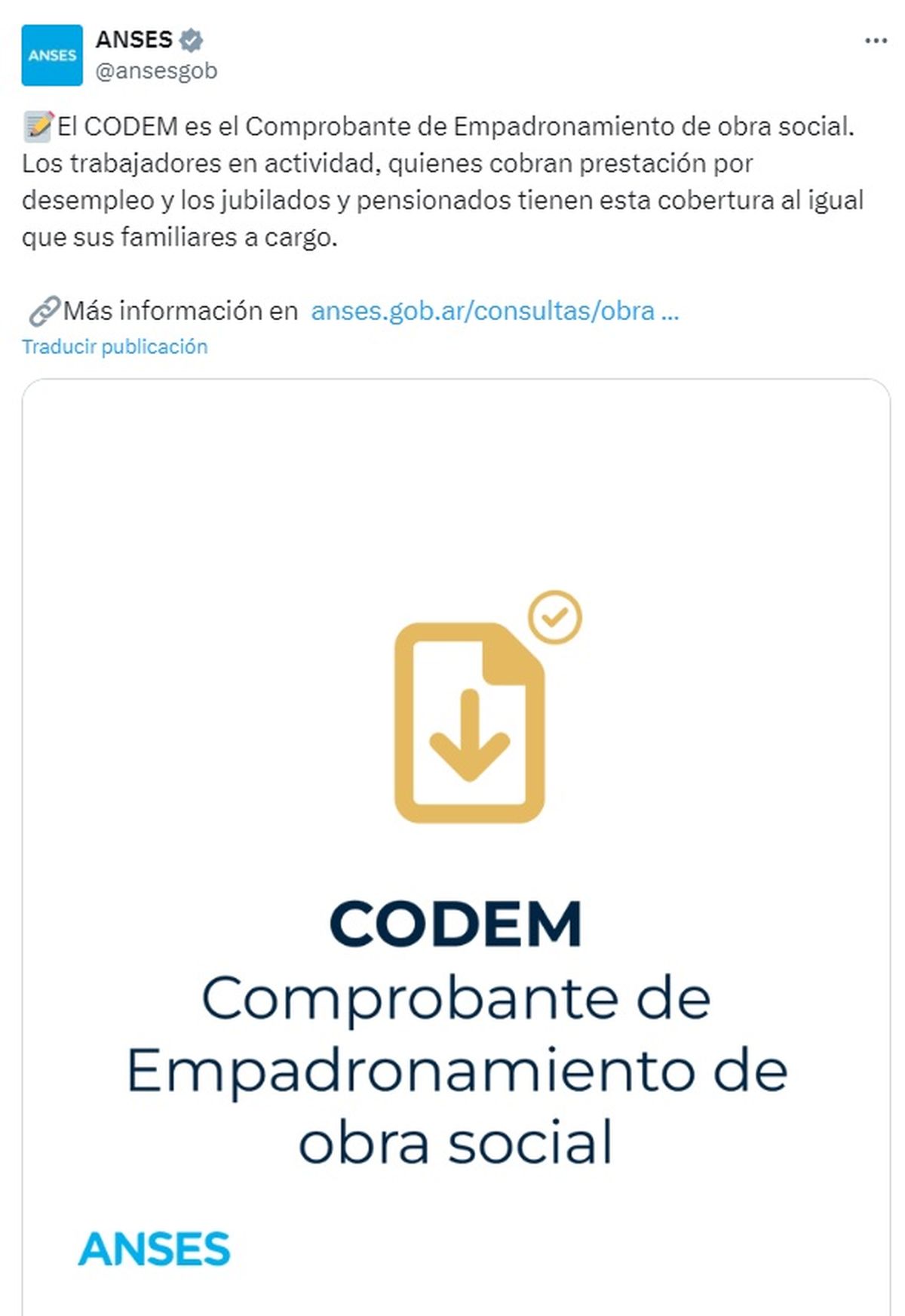 ALERTA, ANSES: qué es el el CODEM, cómo obtenerlo y por qué es ESENCIAL