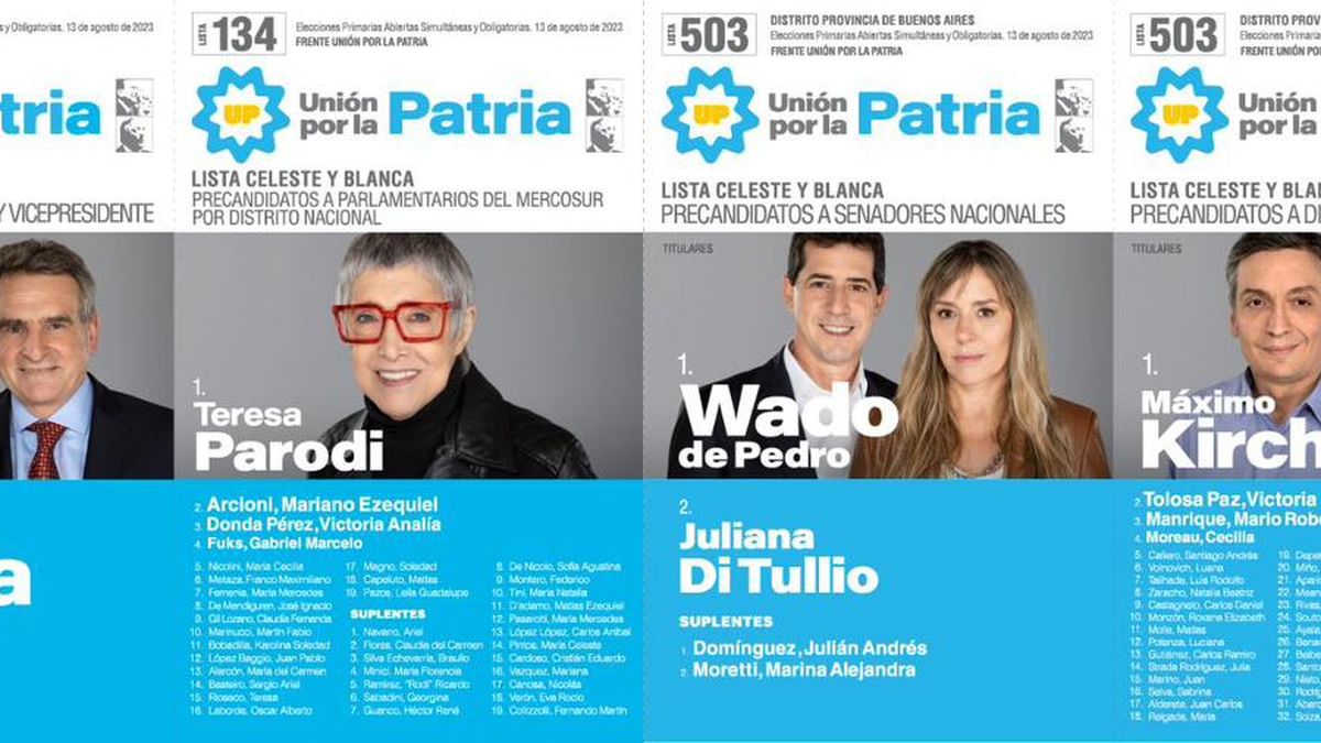 Alerta en Unión por la Patria: preocupa el eventual corte de boleta en las PASO y lanzan un plan ...