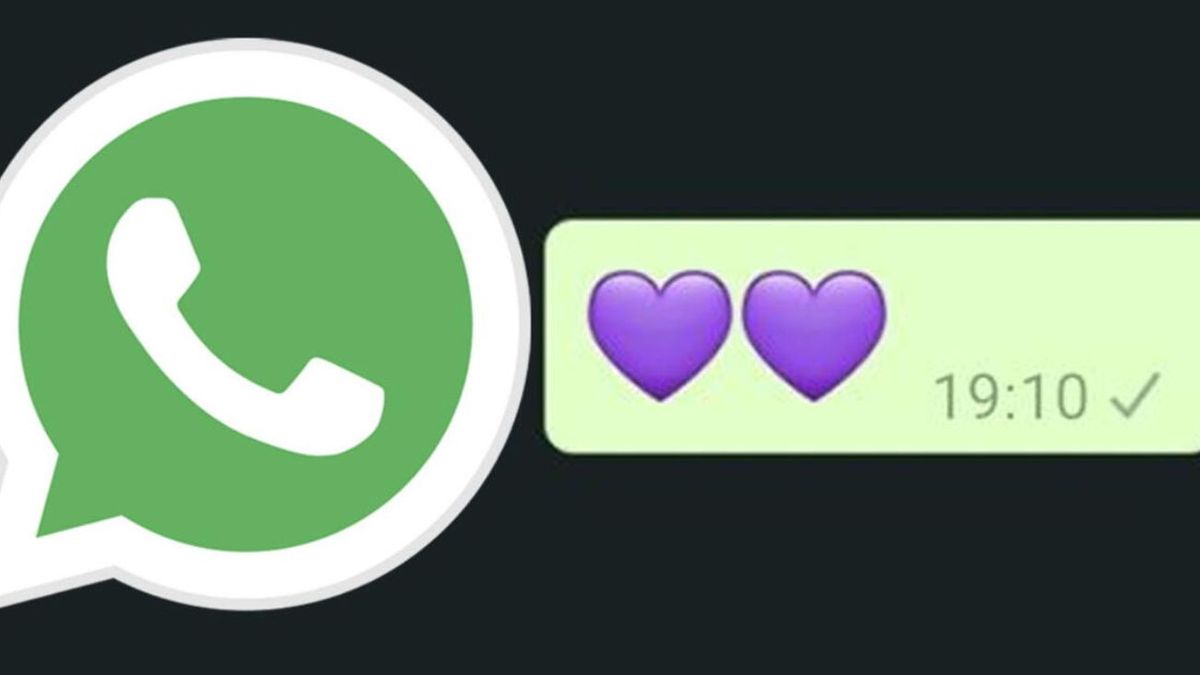 Qué significa el emoji del corazón morado en WhatsApp, cómo usarlo y ...