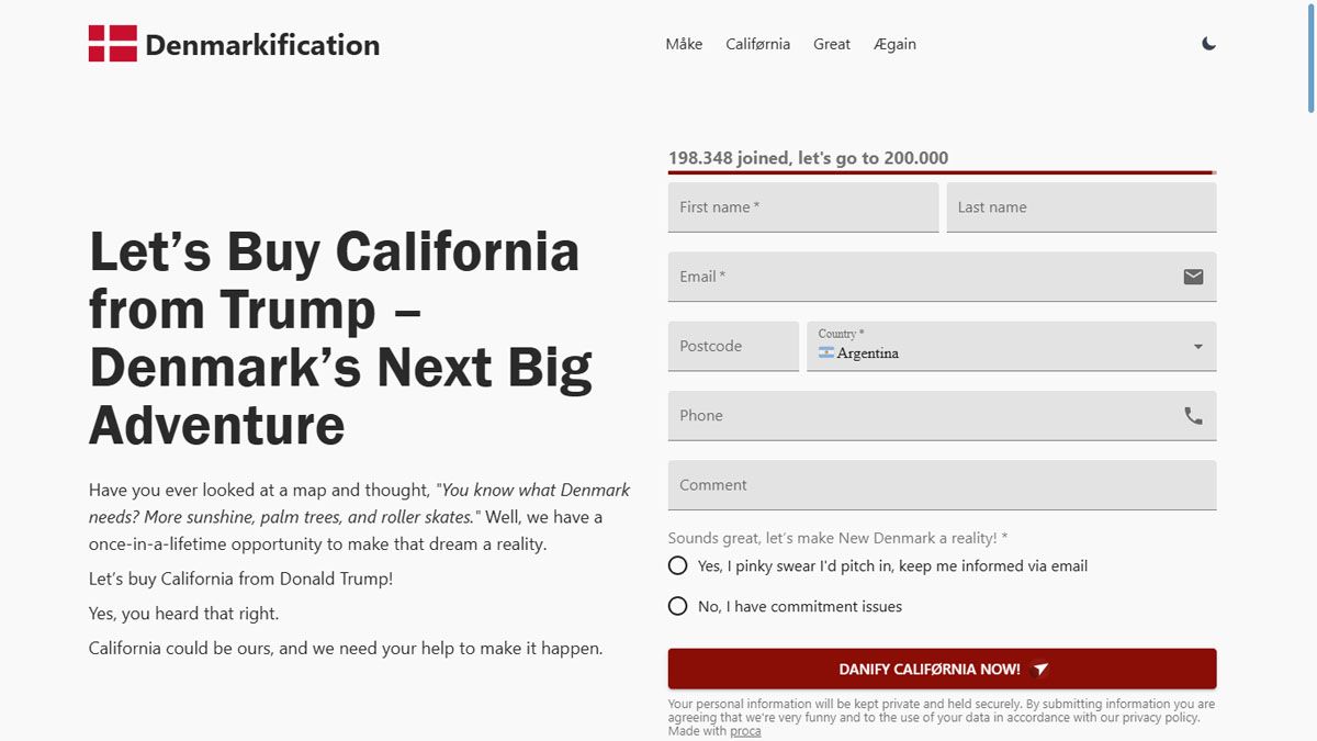 Hacemos California grande de nuevo: la desopilante propuesta de ...