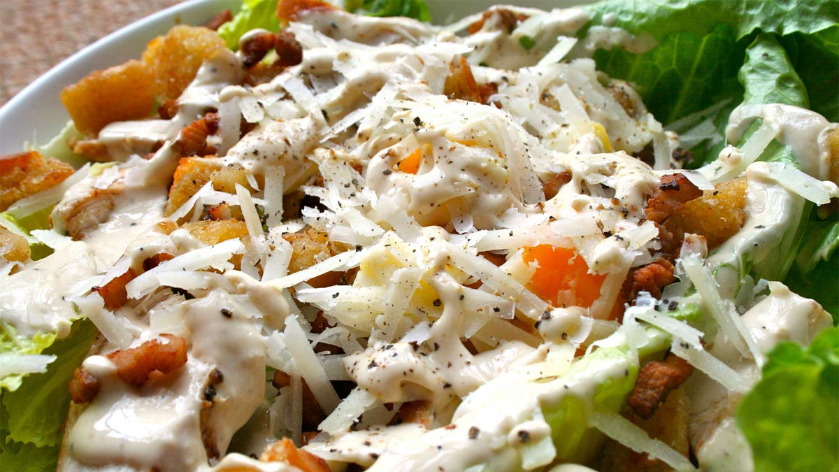 ENSALADA CÉSAR receta: saludable, RIQUÍSIMA y ultra fácil de preparar