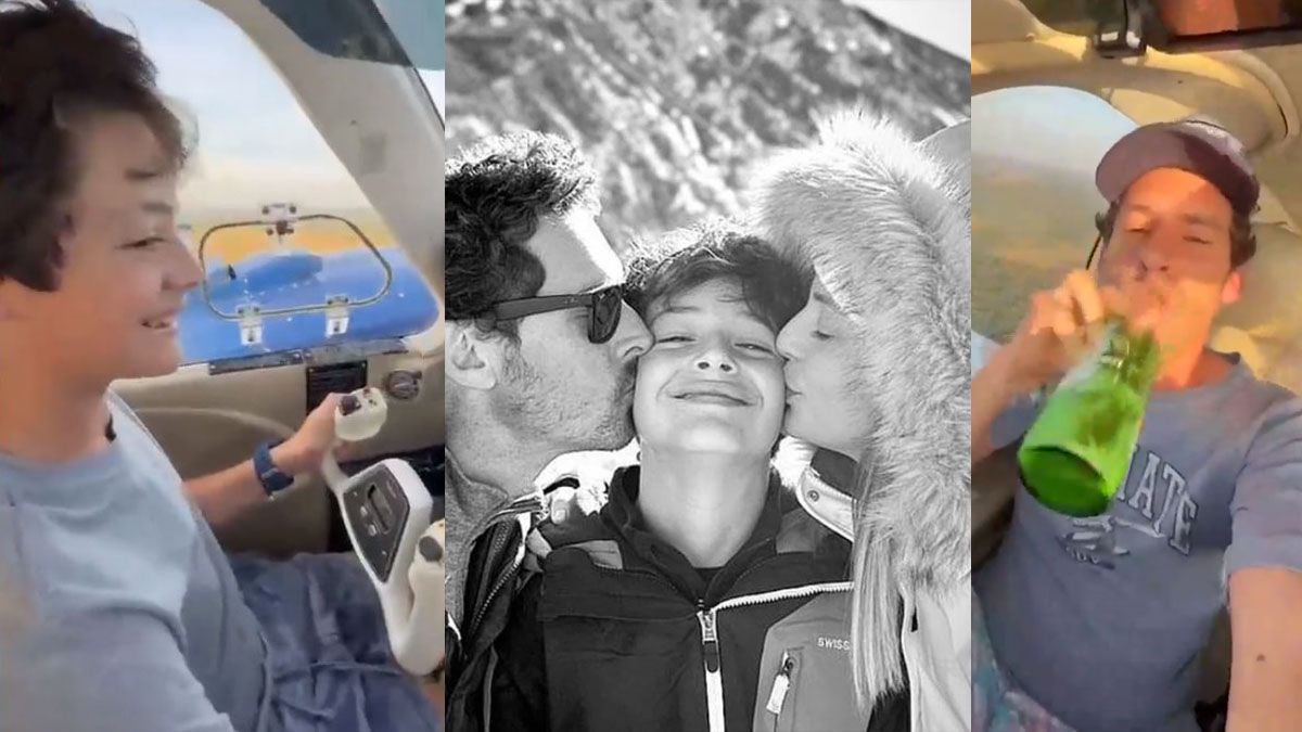 Dejó pilotear su avión a su hijo de 12 años y murieron en un accidente: la terrible reacción de ...