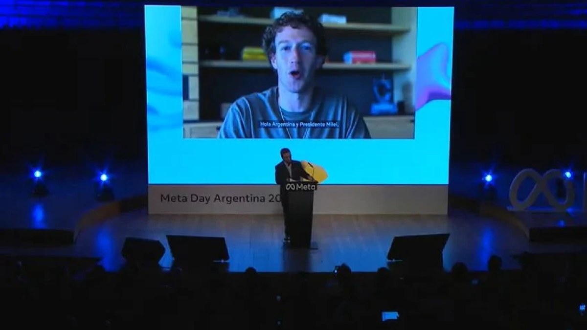 La buena noticia que le dio Mark Zuckerberg a Javier Milei durante el Meta Day