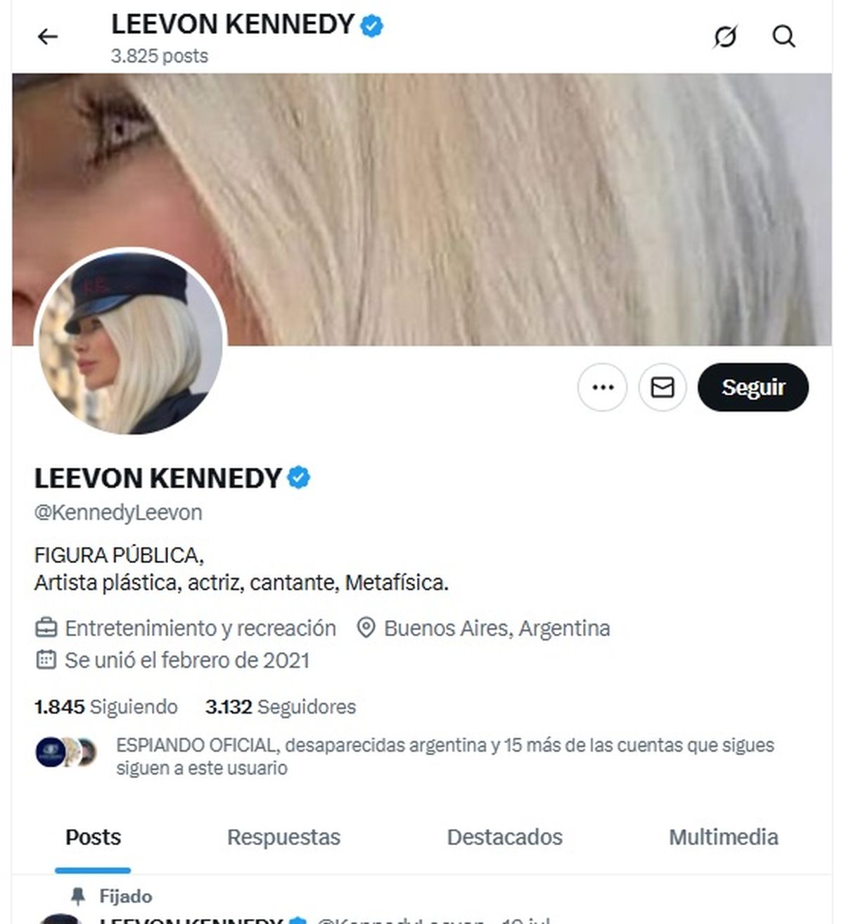 Preocupación por Leevon Kennedy: fue internada de urgencia y piden cadenas de oración