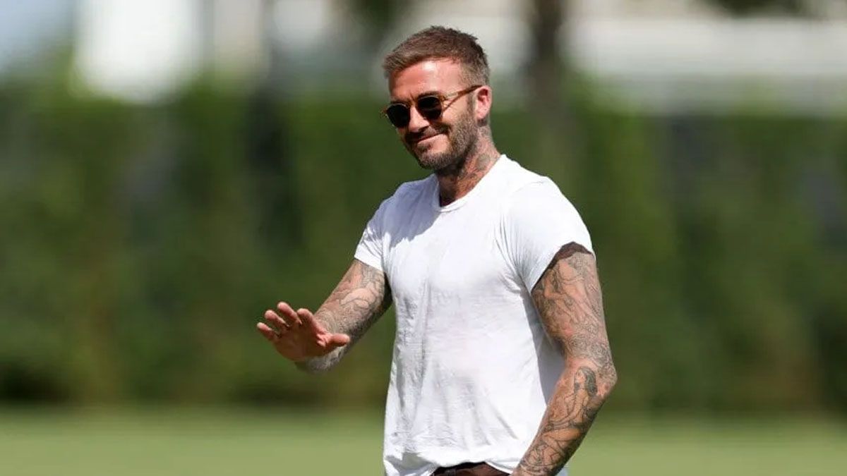 La insólita reacción de David Beckham cuando le preguntaron por la llegada de Leo Messi al Inter ...