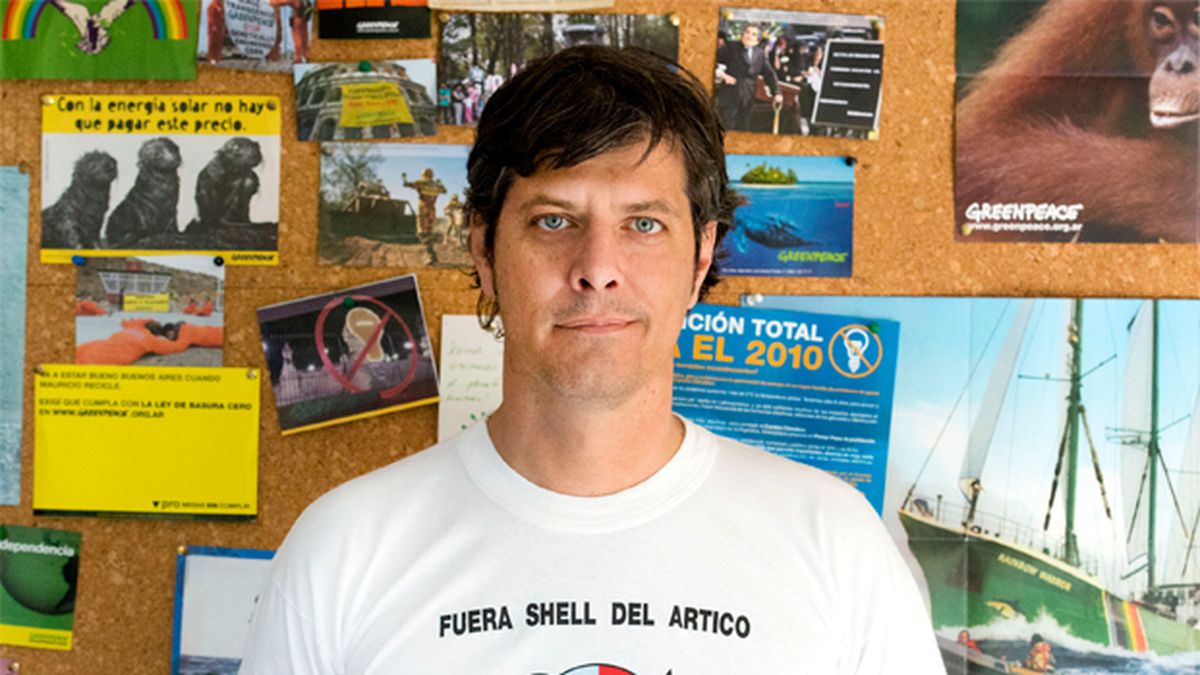 Pergolini comienza un nuevo rol: será activista de Greenpeace