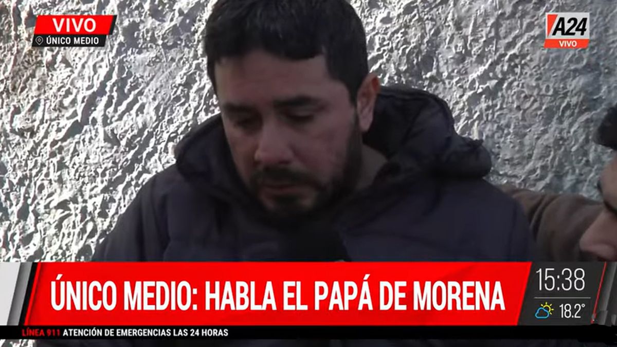 Exclusivo A24 | Habló el papá de Morena: No tengo palabras, mi hija no está más
