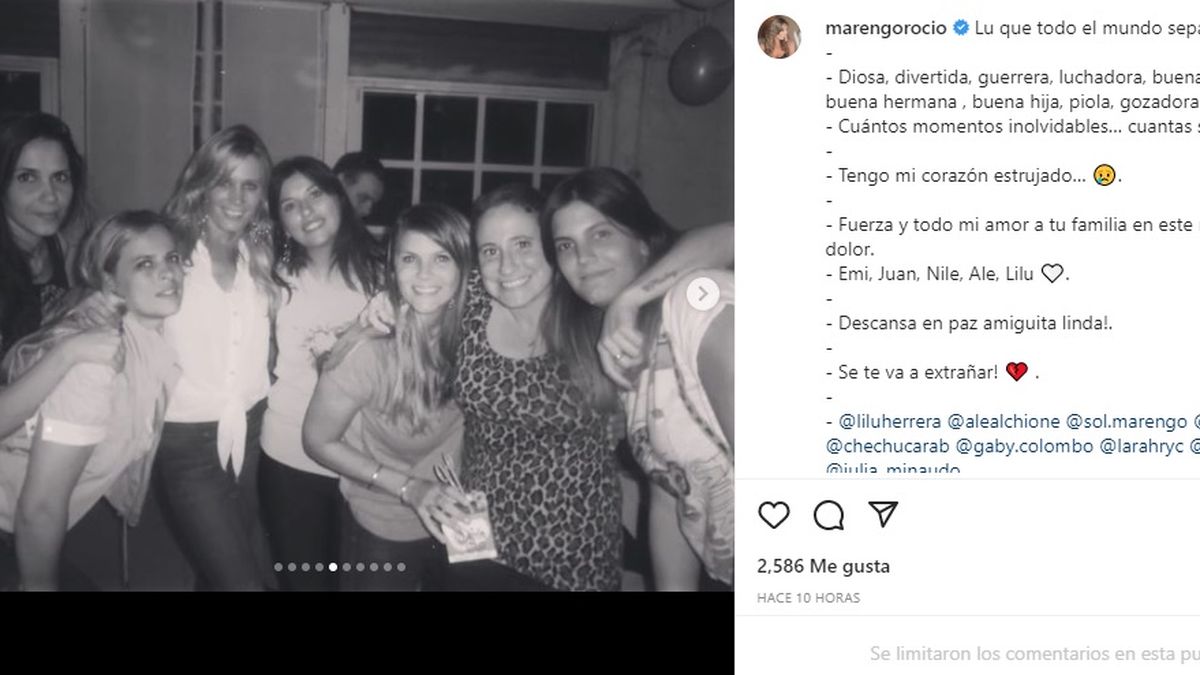 El dolor de Rocío Marengo: Tengo mi corazón estrujado