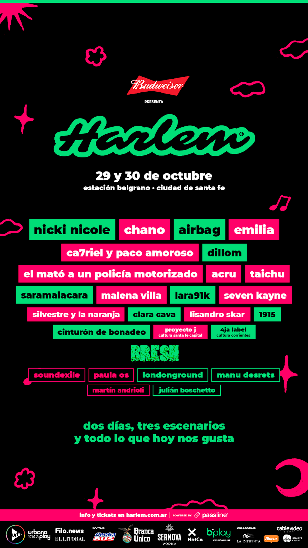 Harlem Festival 2022: se dio a conocer el mega line up