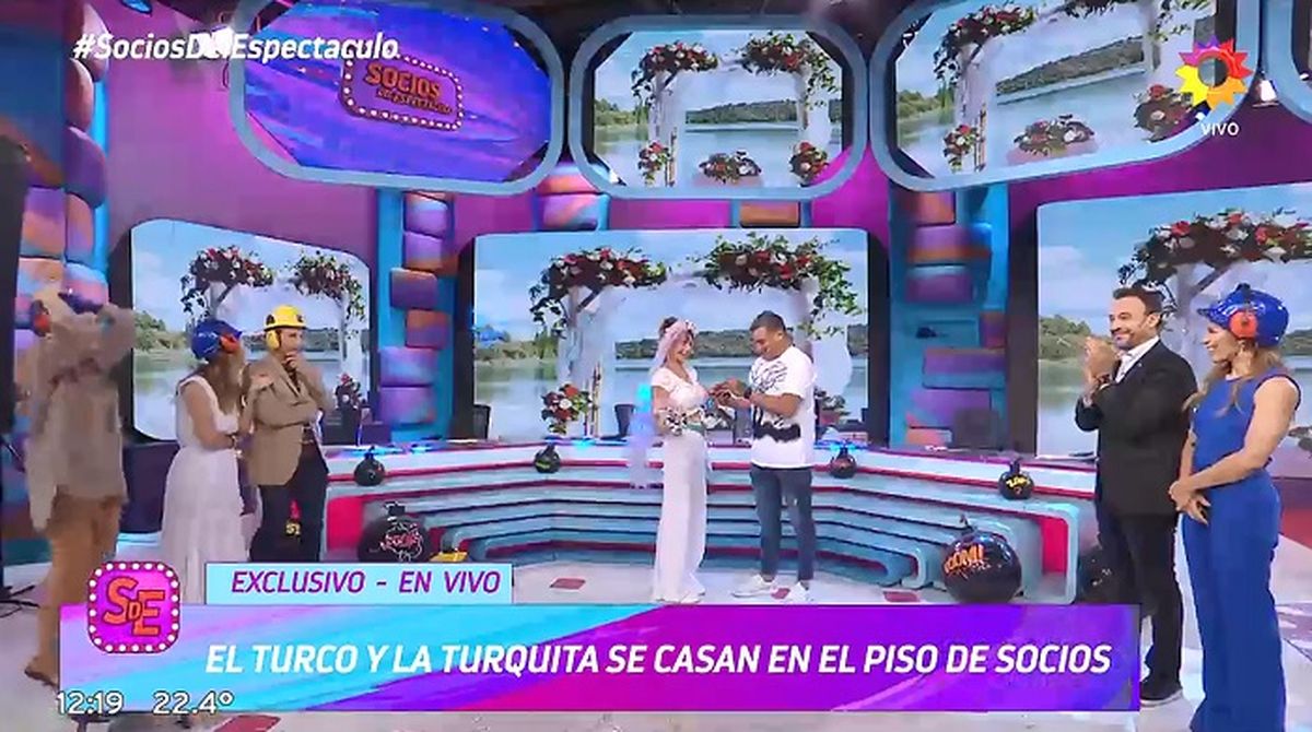 Escándalo al aire: el video del Turco García a las piñas en su programa