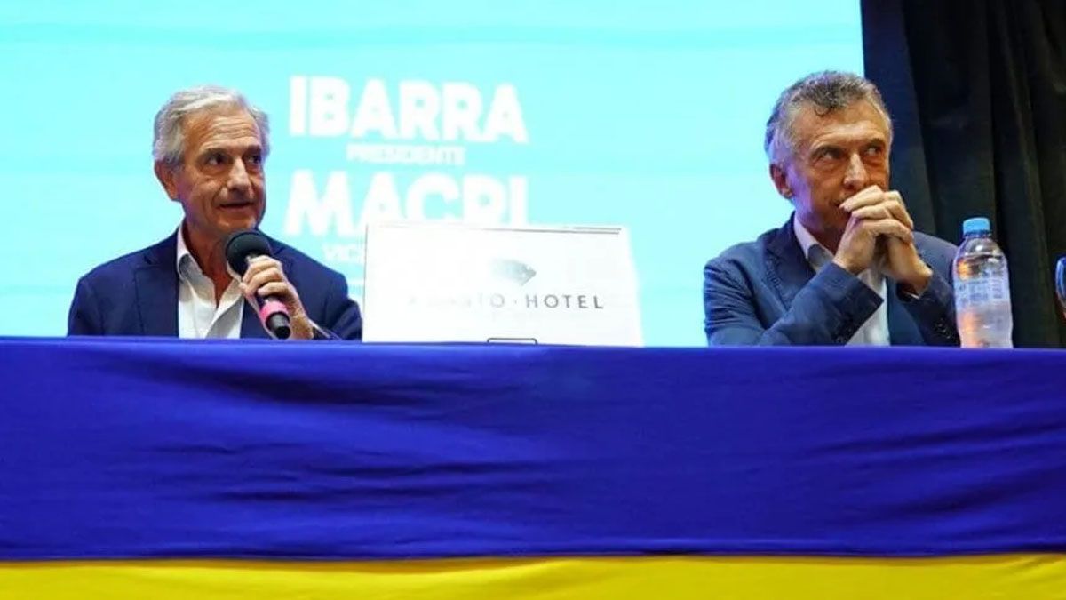 Mauricio Macri Y Andrés Ibarra En Conferencia De Prensa Nadie Quiere